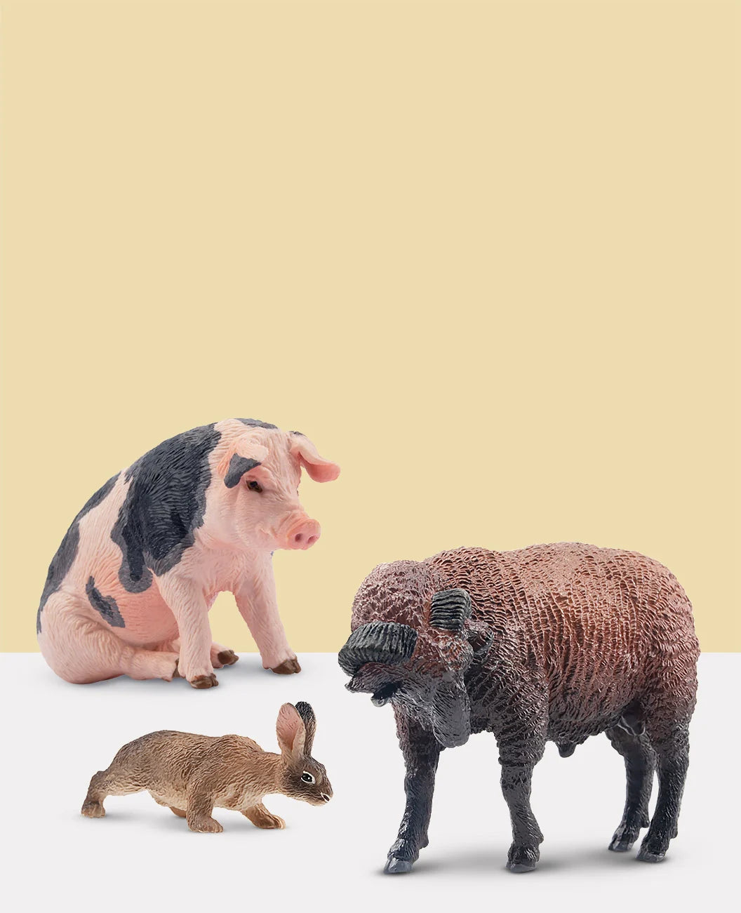 Toymany Farm Friends Series - Realistic Farm Animal Figurines