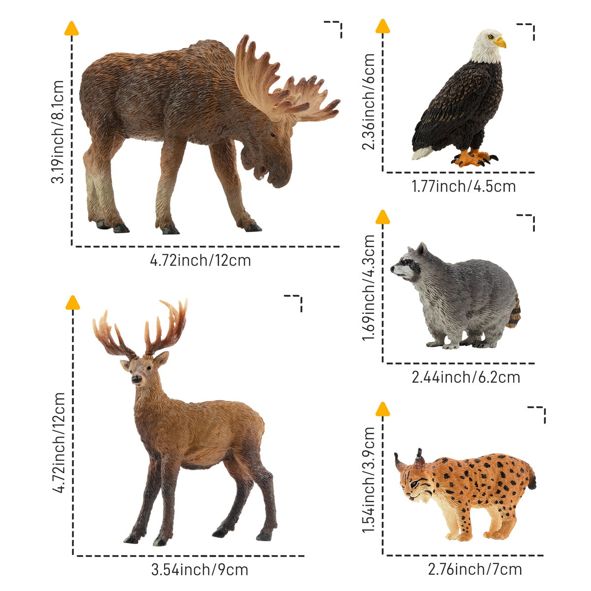 Toymany Wildlife Treasures - Exquisite Wildlife Animal Figurines
