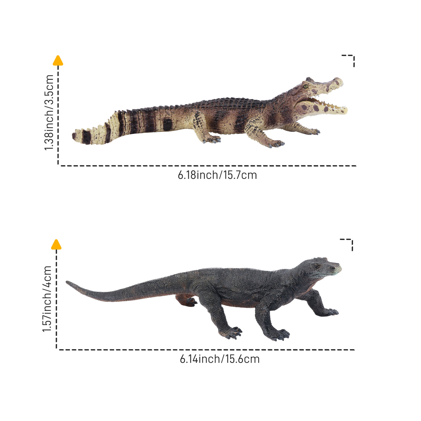 Toymany 12 Pieces Reptile Figurines Playset | Animal Figurine Toy