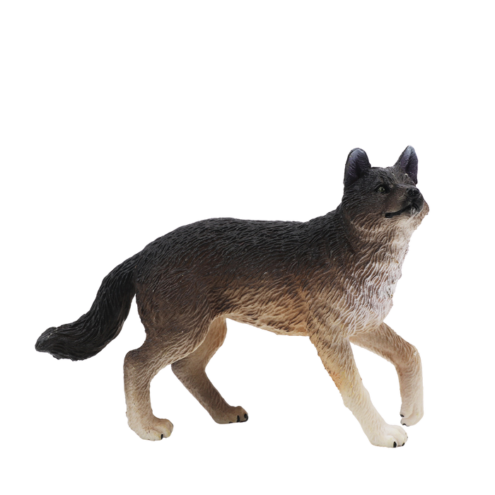 Grey Wolf Figurine: The Stealthy Guardian of the Wilderness | Toymany
