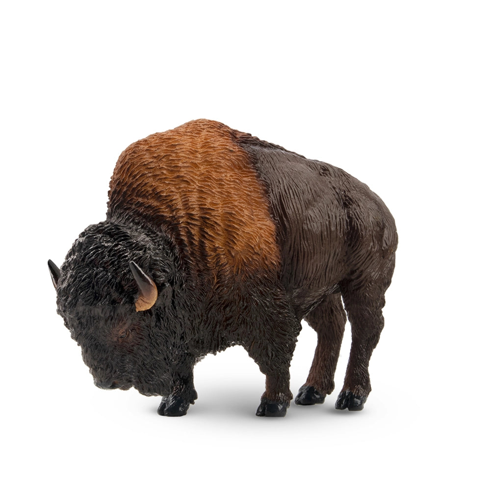Toymany American Bison Figurine | Realistic Animal Figurine Toy