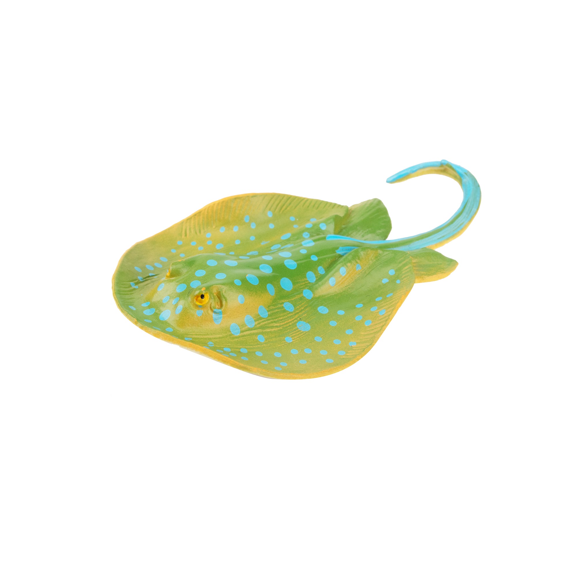 Toymany Blue Spotted Ray Figurine | Realistic Animal Figurine Toy