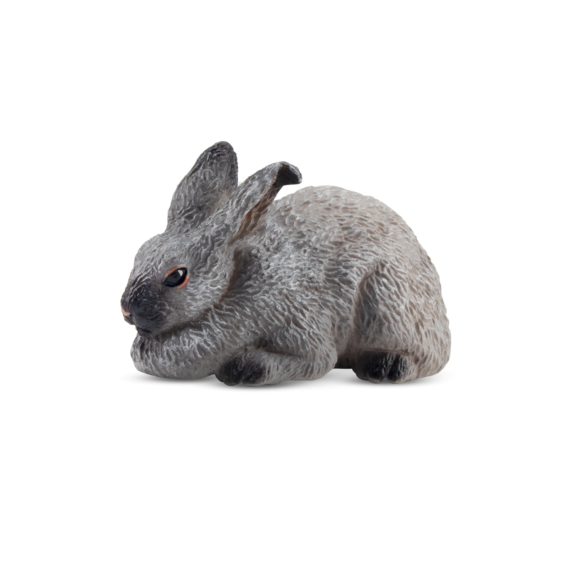 Toymany Champagne D'Argent Rabbit | Realistic Animal Figurine Toy