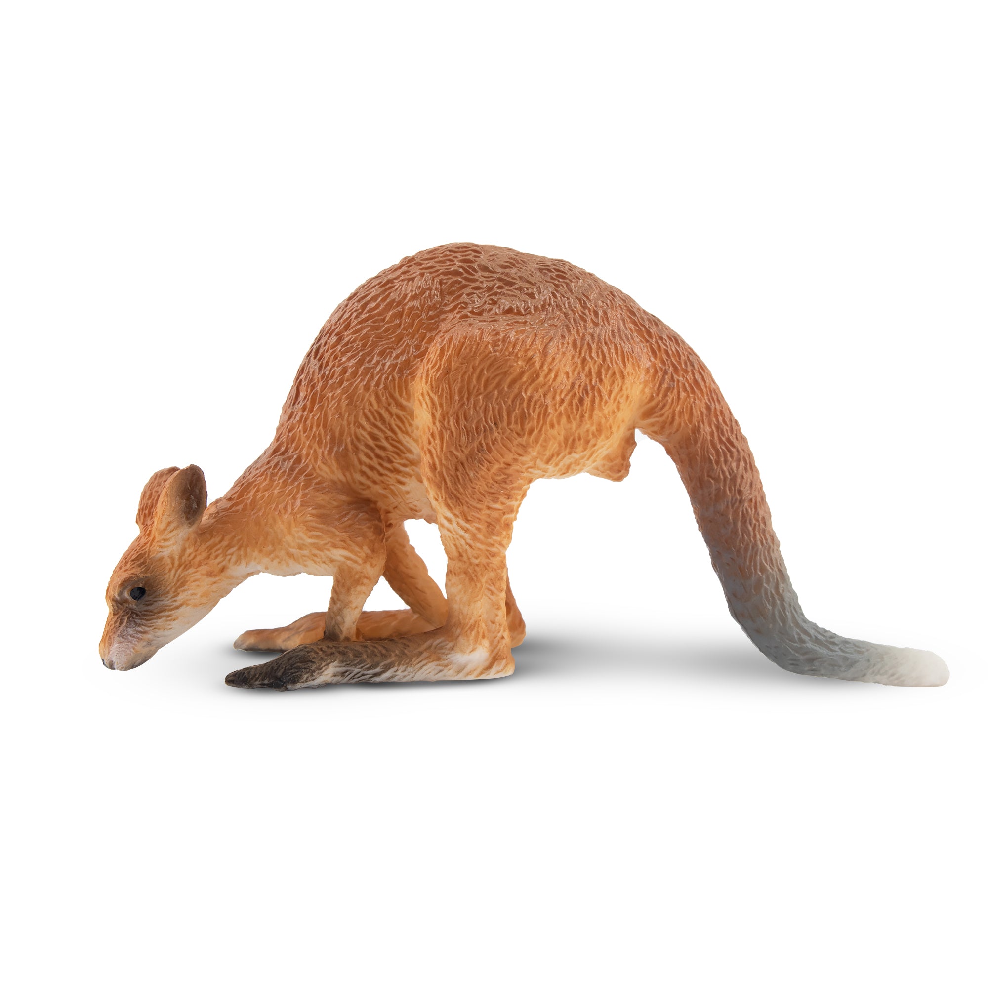 Toymany Crouching Kangaroo Figurine | Realistic Animal Figurine Toy