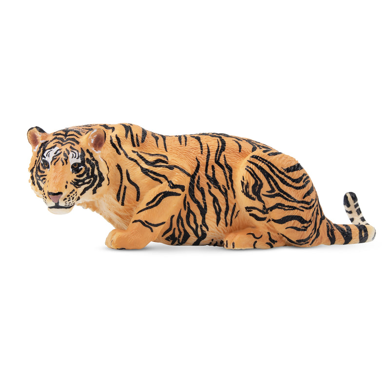 Toymany Crouching Tiger | Realistic Animal Figurine Toy