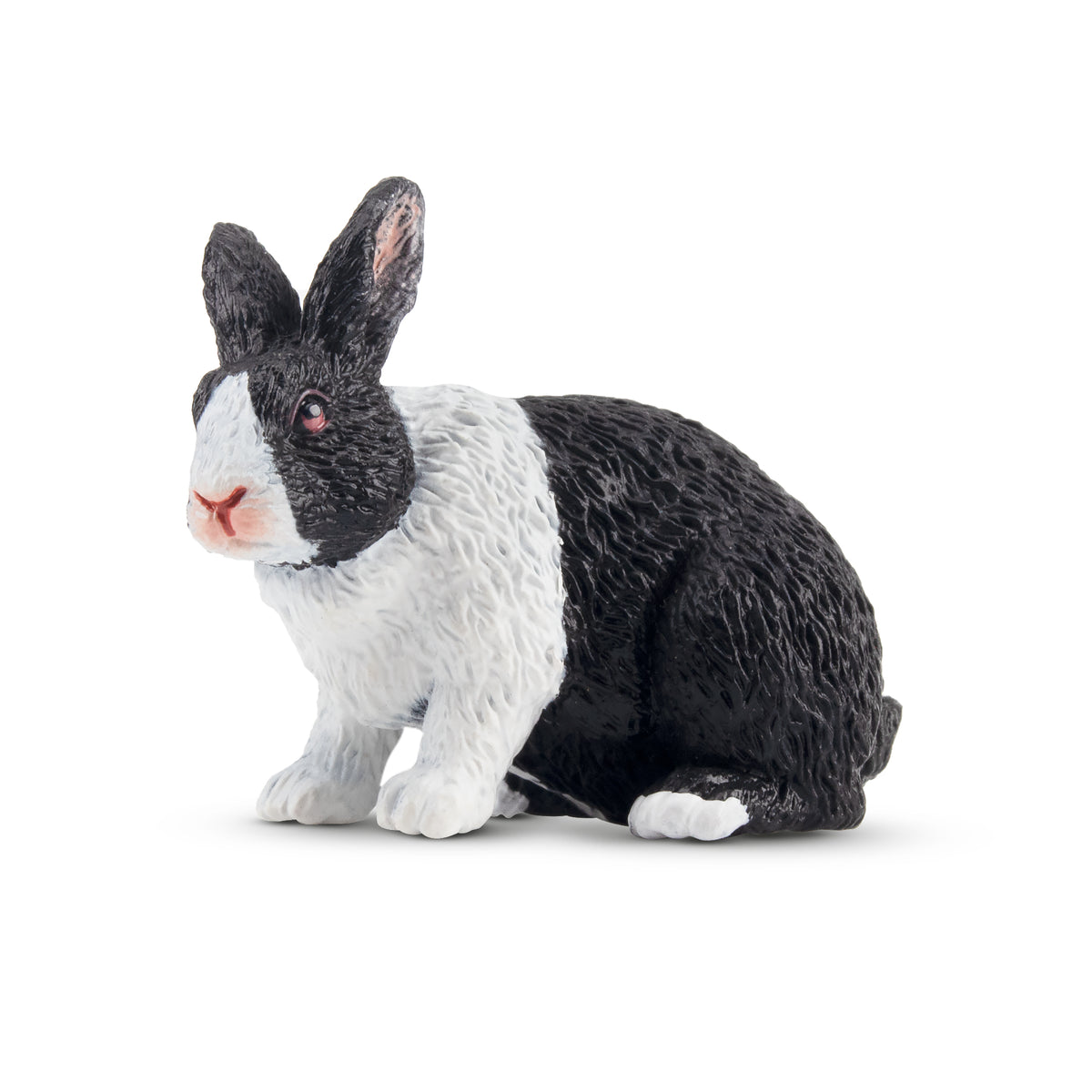 Toymany Dutch Rabbit | Realistic Animal Figurine Toy