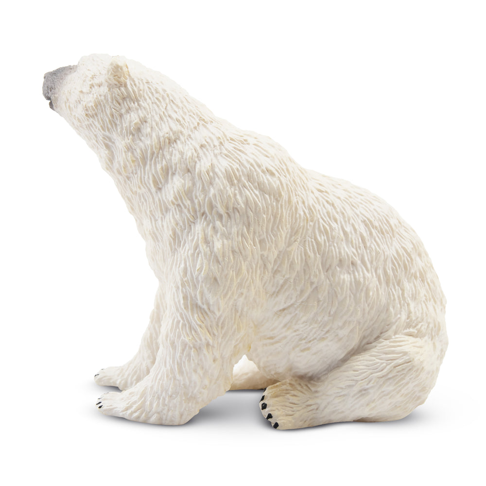 Toymany Female Polar Bear Figurine | Realistic Animal Figurine Toy