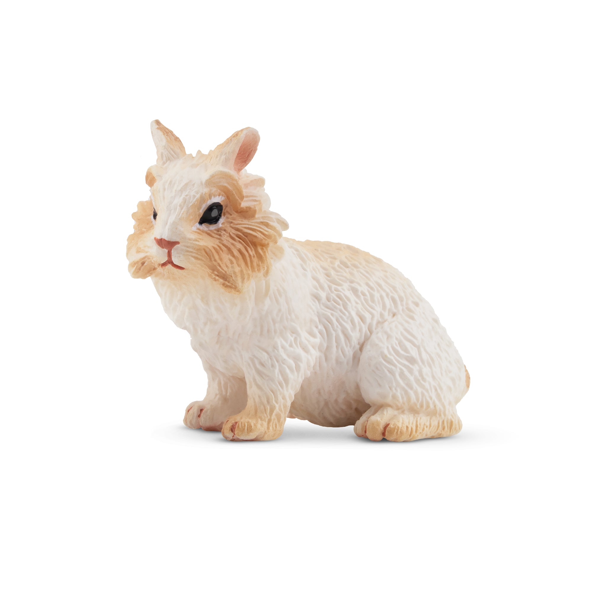 Toymany Lionhead Rabbit | Realistic Animal Figurine Toy