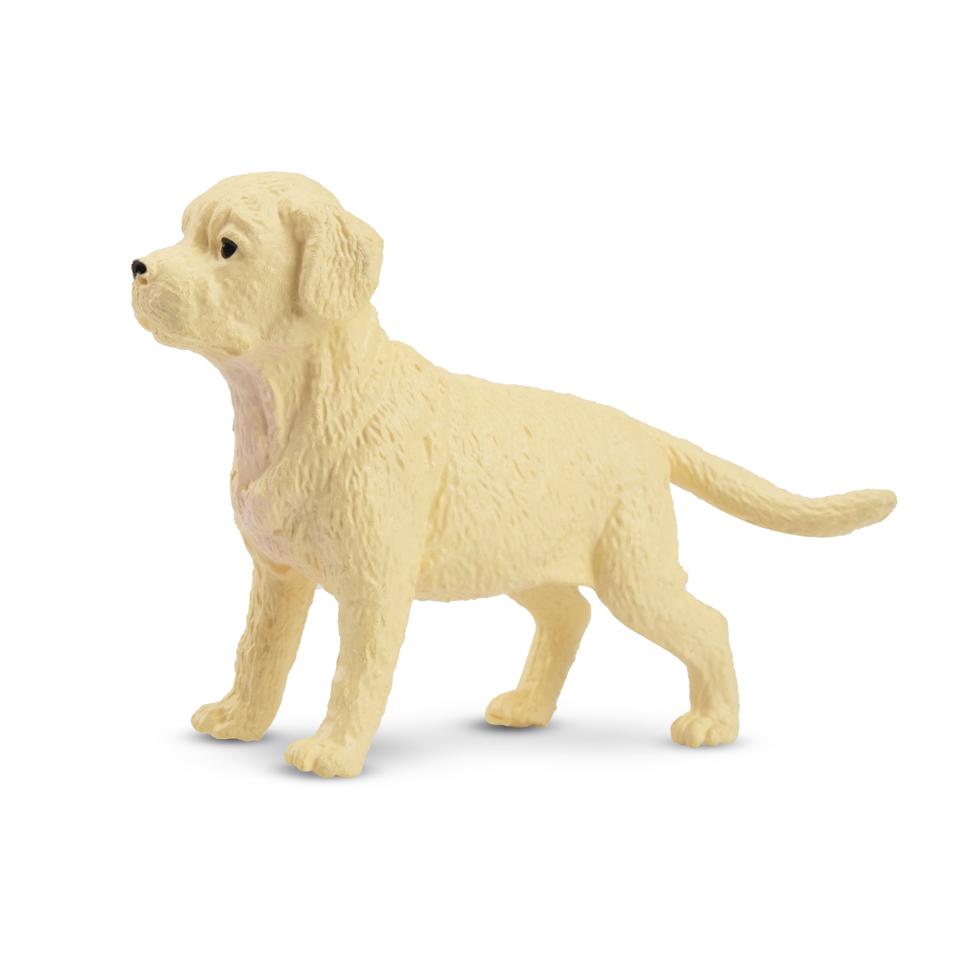Toymany White Boxer Puppy Figurine | Realistic Animal Figurine Toy