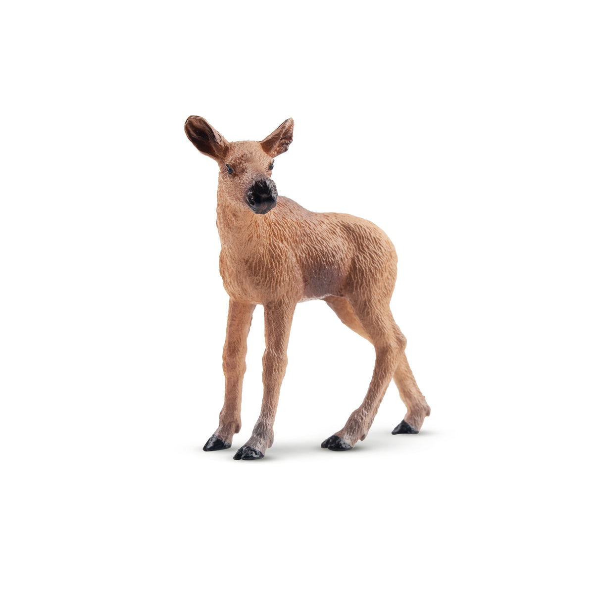 Toymany Moose Calf | Realistic Animal Figurine Toy