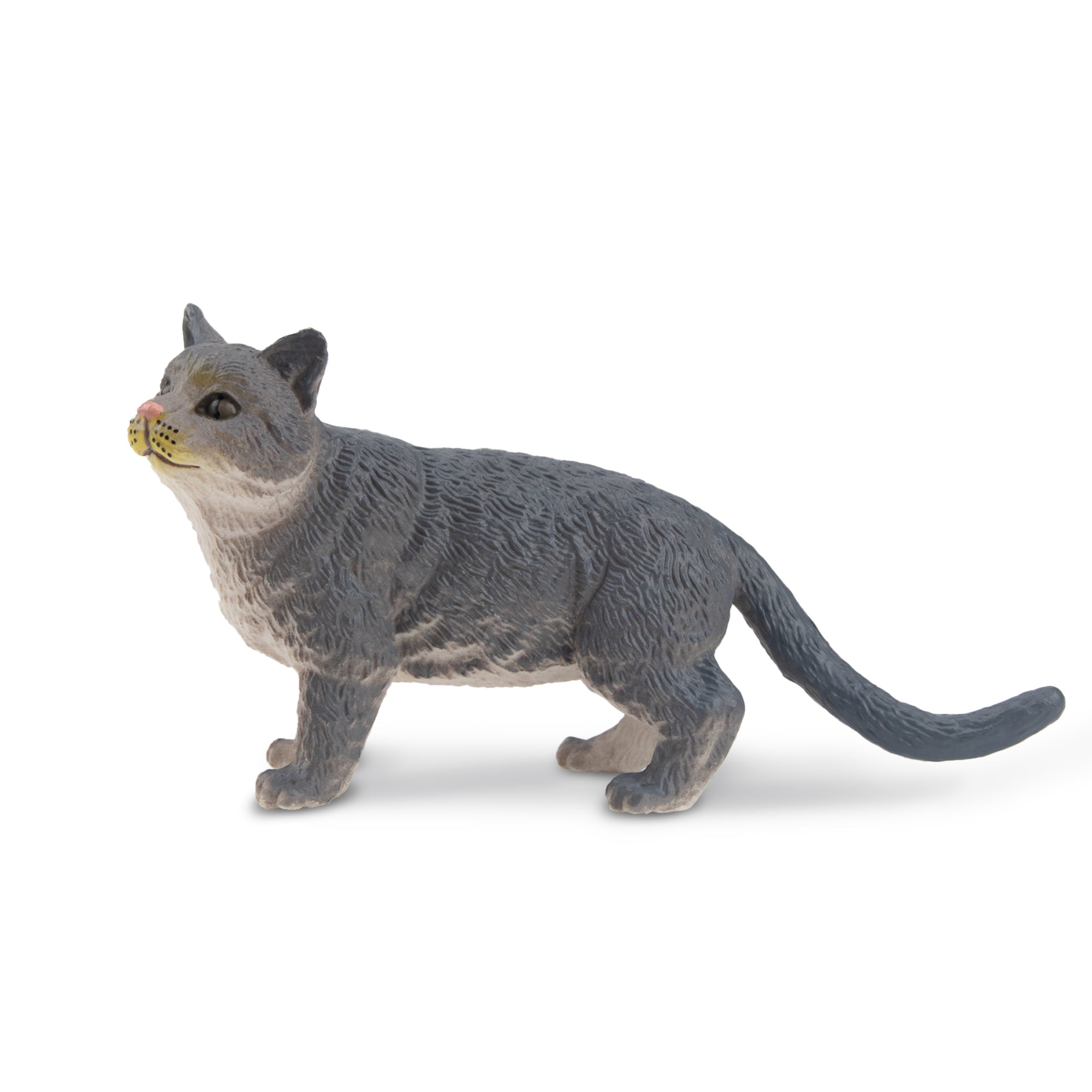 Toymany Russian Blue Cat Figurine | Realistic Animal Figurine