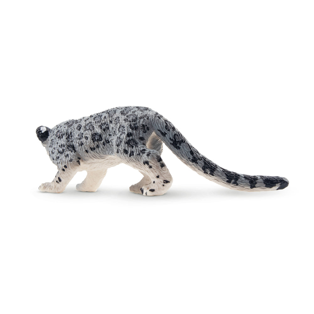Toymany Snow Leopard Cub | Realistic Animal Figurine Toy