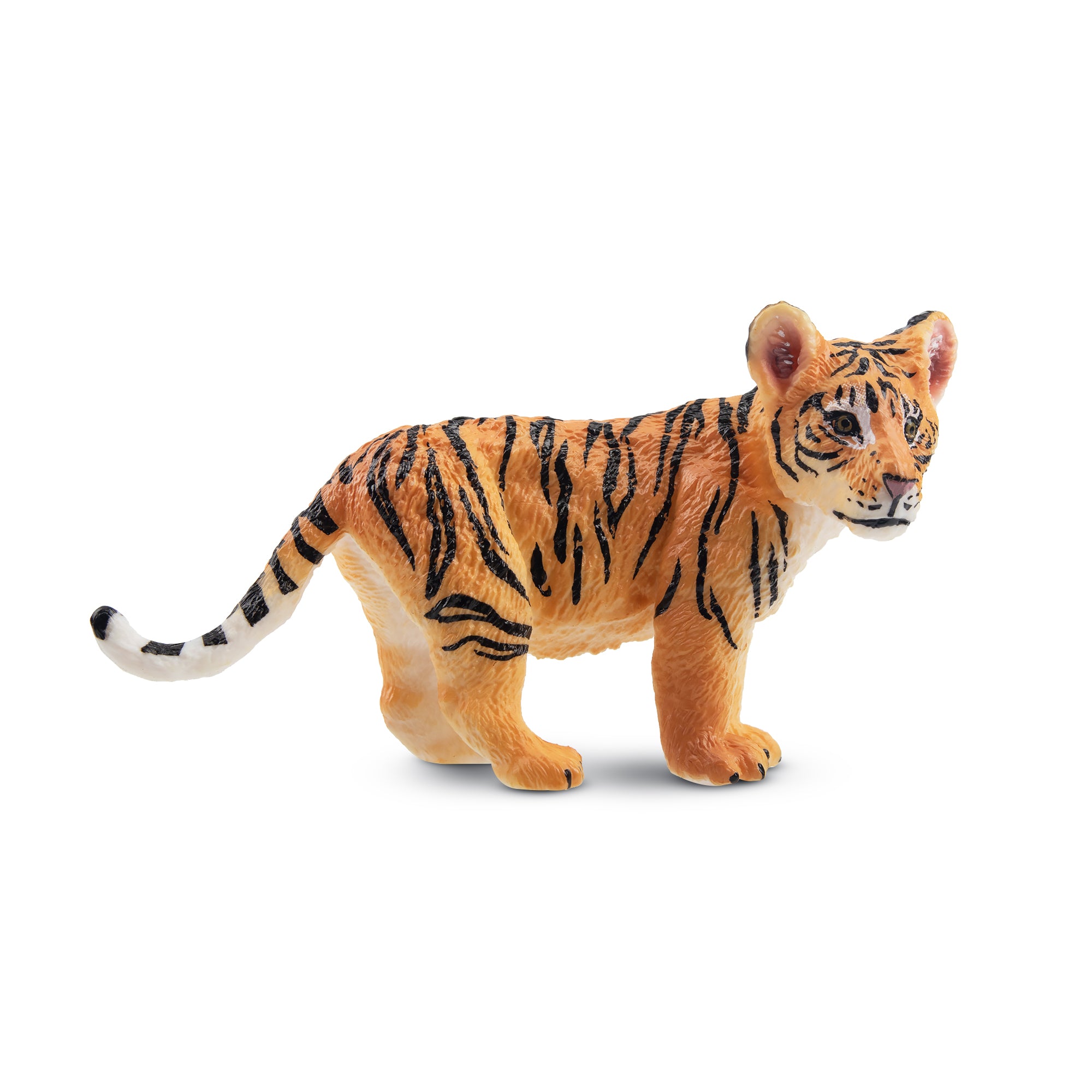 Toymany Standing Tiger Cub Figurine | Realistic Animal Figurine Toy