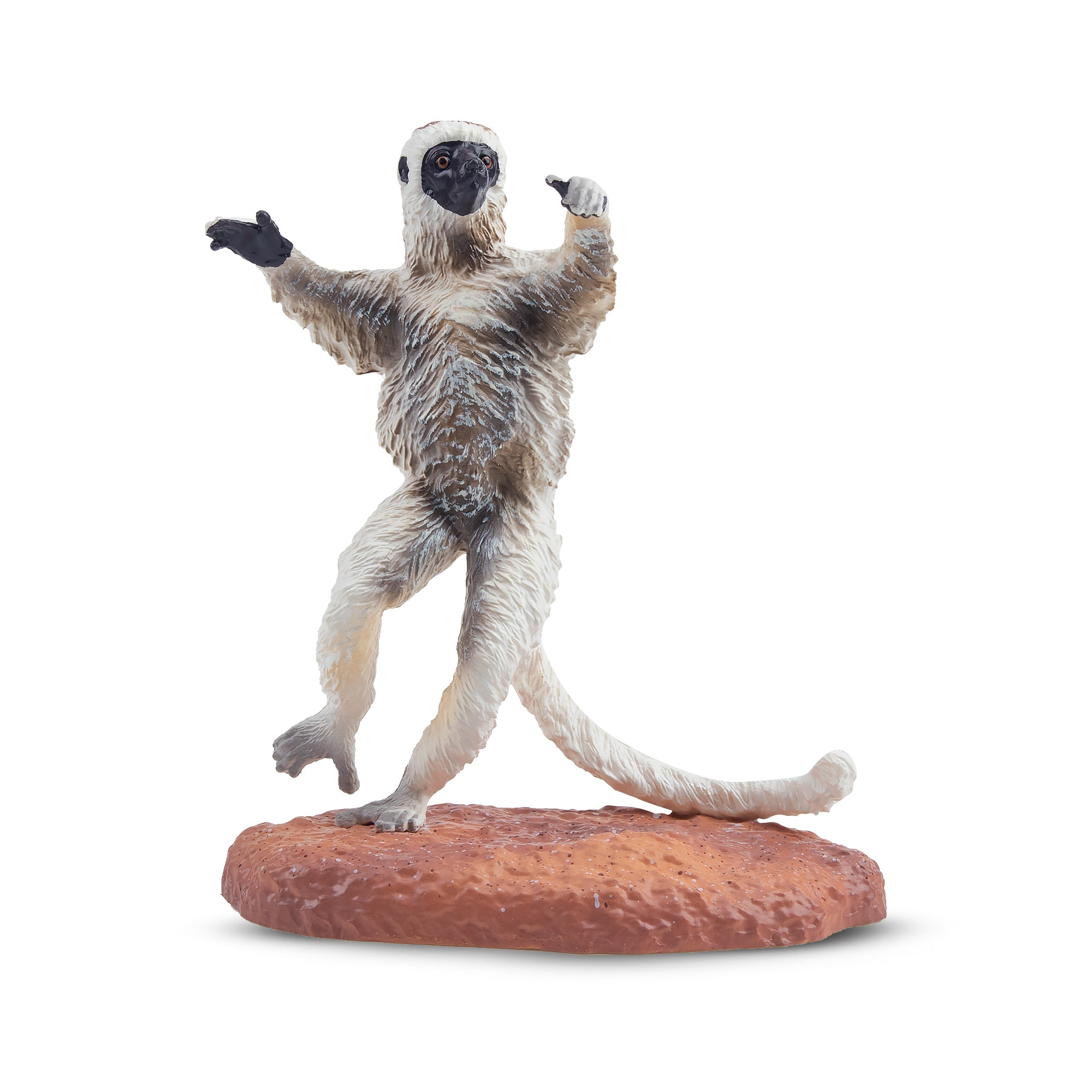 Toymany Verreaux's Sifaka | Realistic Animal Figurine Toy