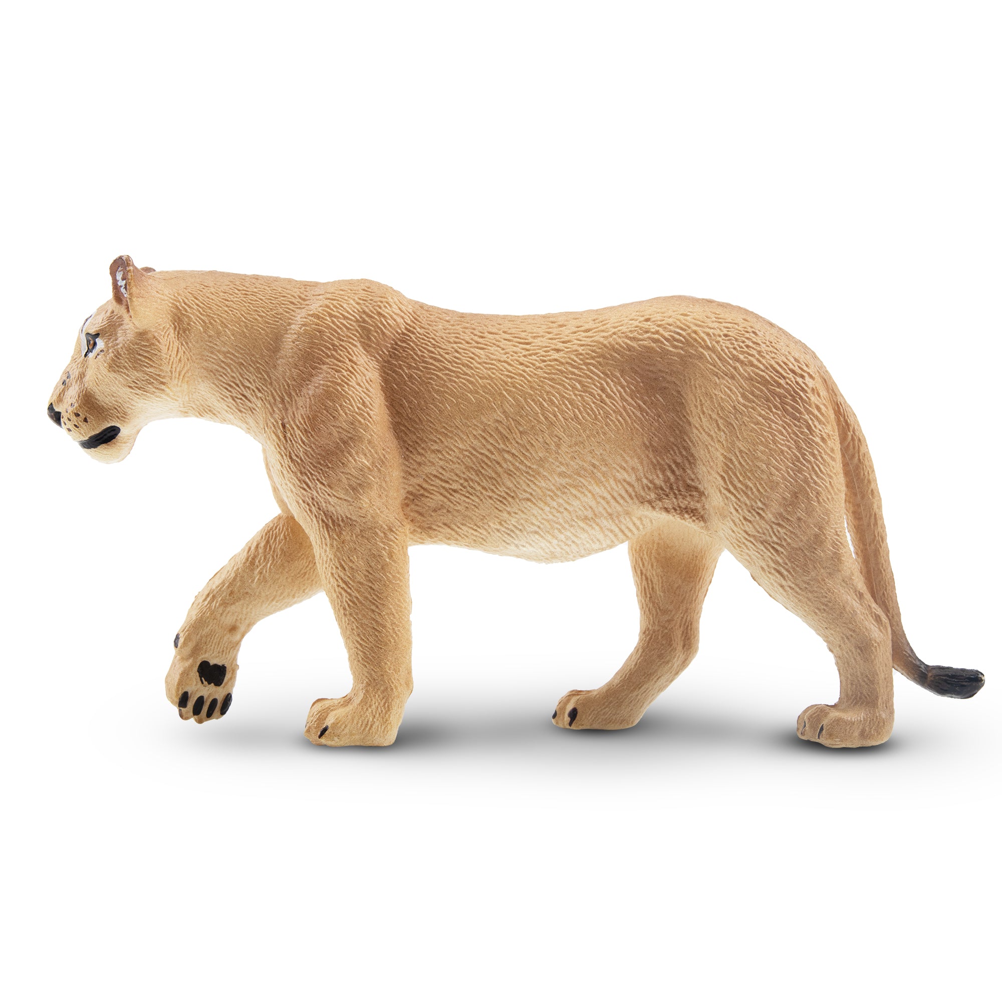 Toymany Walking Lioness Figurine | Realistic Animal Figurine Toy