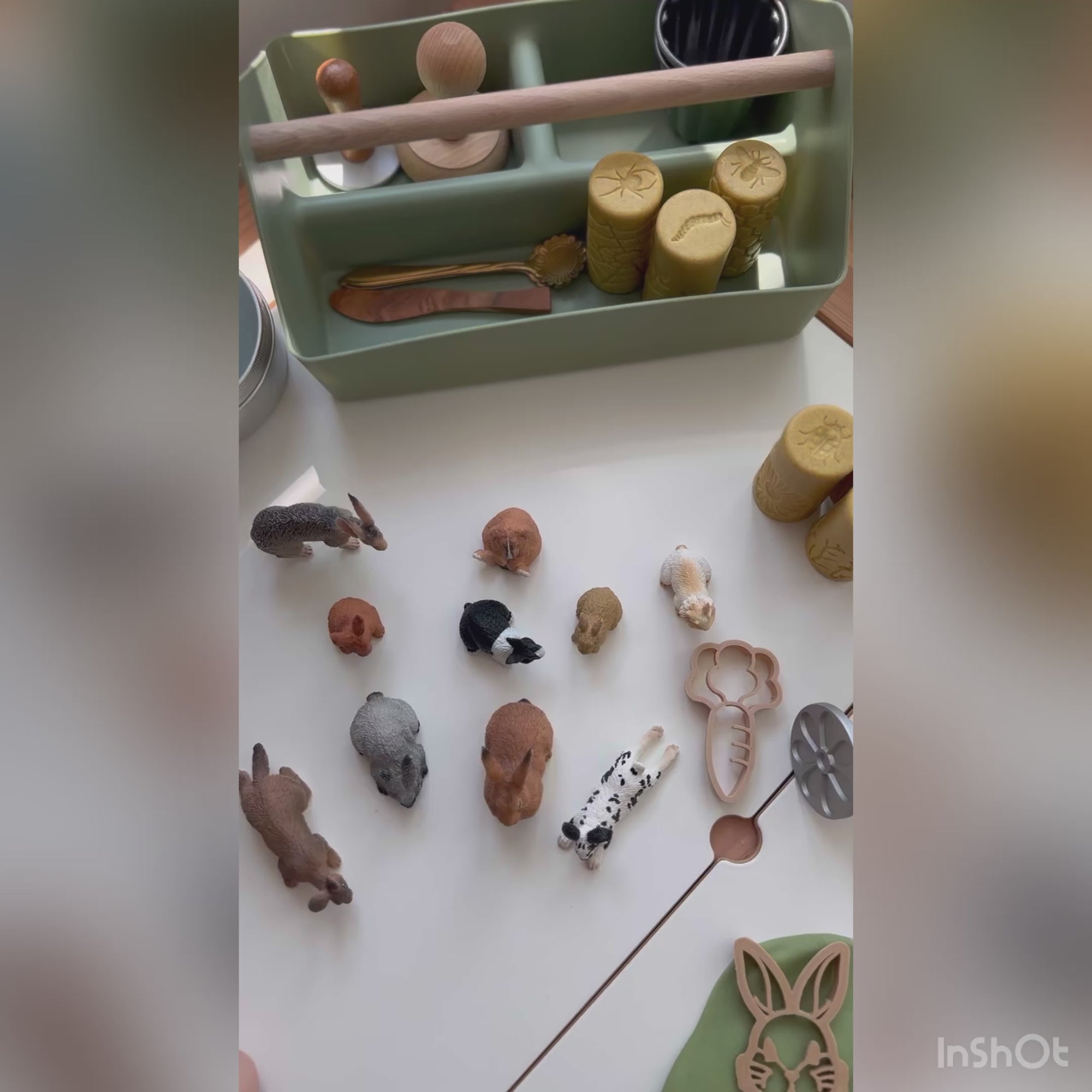 Toymany 12PCS Rabbit Animal Figurines Playset | Animal Figurine Toy